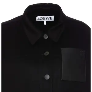 Loewe Relaxed Fit Workwear Jacket - Black