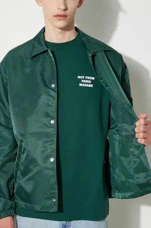 Drole De Monsieur Lightweight Slogan Jacket