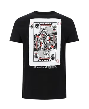Alexander McQueen T-shirt With Round Neck And Short Sleeves