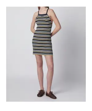 Miu Miu Striped Mini Dress