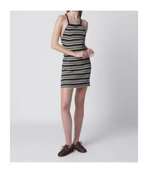 Miu Miu Striped Mini Dress