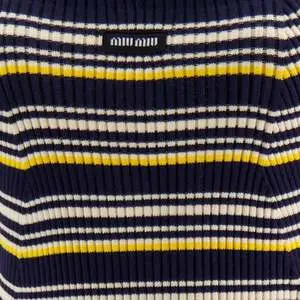 Miu Miu Striped Mini Dress - Blue