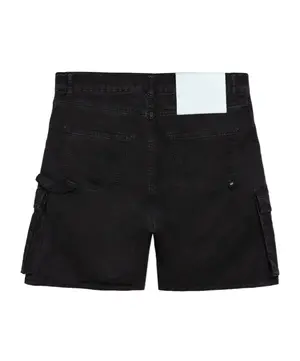 BARROW Knee-length Cargo Shorts - Black