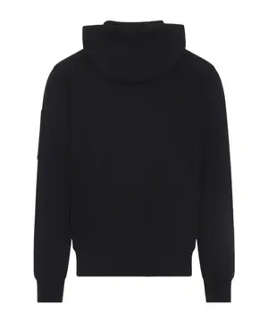 C.P. COMPANY Lens Pocket Zip-up Hoodie - Black