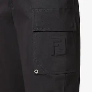 Fendi Straight-leg Cargo Pants - Black