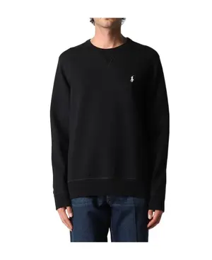Polo Ralph Lauren Pony Embroidered Crewneck Sweatshirt - Black