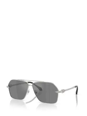 Versace Pilot Frame Sunglasses