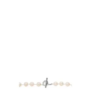 Marni Embellished Pearl Necklace - Yellow
