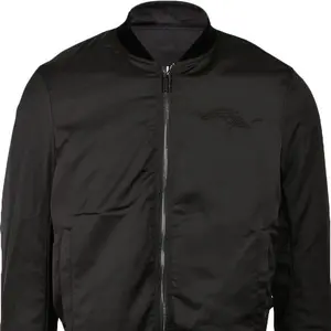 Emporio Armani Logo Embroidered Reversible Bomber Jacket