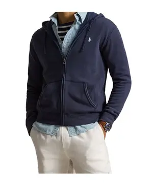 Polo Ralph Lauren Embroidered Zip-up Hoodie - Black