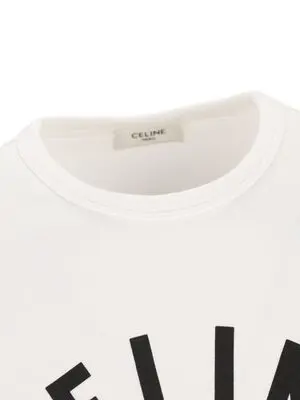 Celine Short-sleeved T-shirt With Round Neck