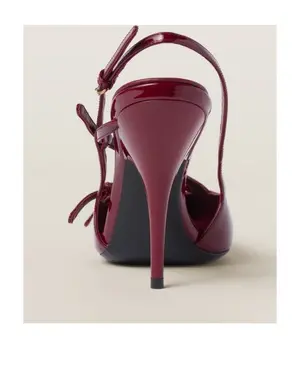 Miu Miu Pointed Toe Slingback Pumps