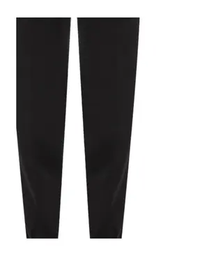 JIL SANDER High Waist Drawstring Track Pants - Black