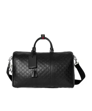 Gucci Gg Emblem Medium Duffle Bag - Black
