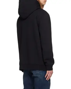 LANVIN Logo Embroidered Drawstring Hoodie