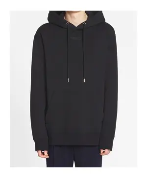 LANVIN Logo Embroidered Drawstring Hoodie