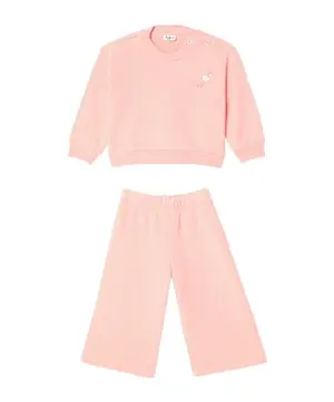 IL GUFO Embroidered Crewneck Tracksuit