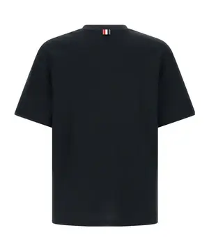 Thom Browne Rwb Embroidered Crewneck T-shirt - Blue