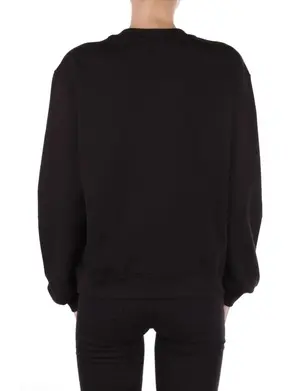 Moschino Leopard Heart Logo Sweatshirt