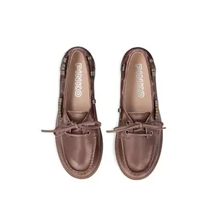 Pinko Round Toe Boat Shoes