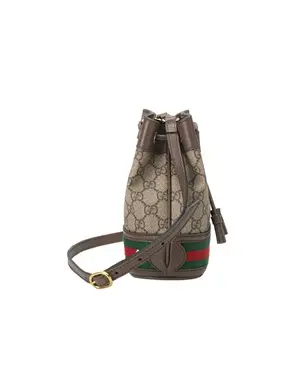 Gucci Ophidia Mini Bucket Bag - Beige/ebony