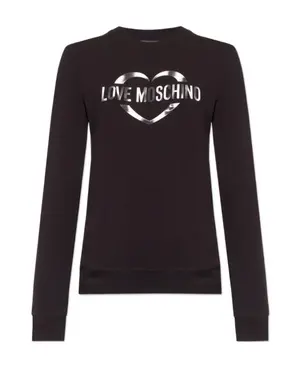 Moschino Long Sleeve Logo Top