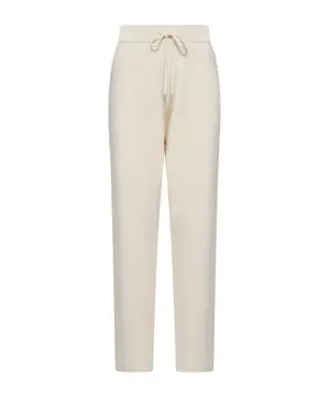 Moncler Drawstring Knitted Trousers - White