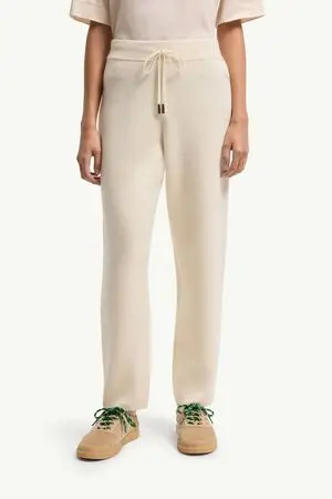 Moncler Drawstring Knitted Trousers - White