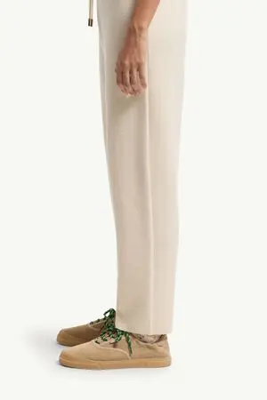 Moncler Drawstring Knitted Trousers - White