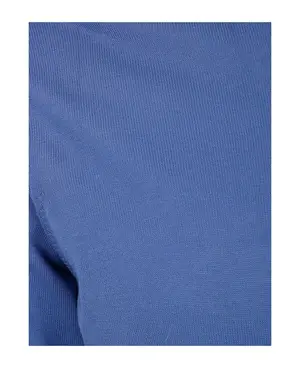 ROBERTO COLLINA Short Sleeves Round Neck - Denim