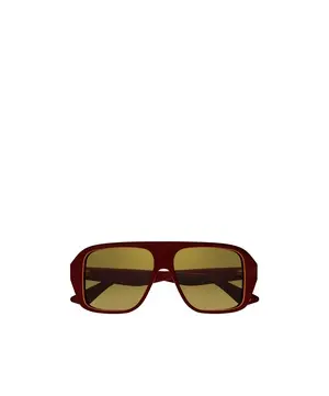 Gucci Aviator Frame Sunglasses - Red