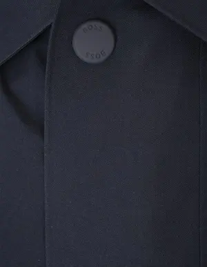 Hugo Boss Water-repellent Button-up Coat