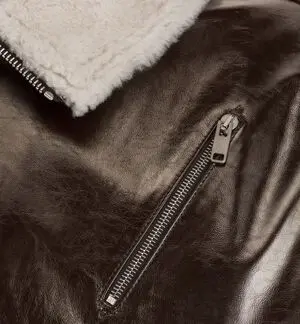 Dior Sheep Fur Blouson With Cannage Collar