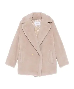 Max Mara Max Mara Cuba Double-Breasted Coat Sand-colored