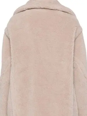 Max Mara Cuba Double-breasted Long-sleeved Coat - Sand-colored