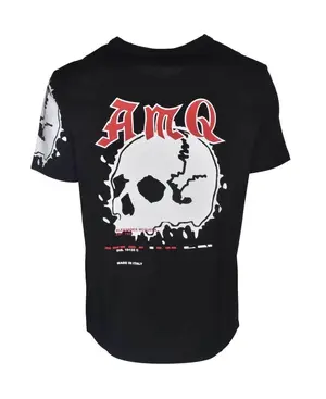 Alexander McQueen T-shirt With Round Neck And Short Sleeves