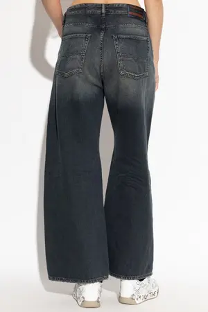 DIESEL® 1996 D-ssire Wide Leg Jeans - Black