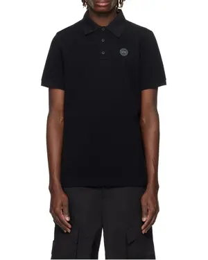 Canada Goose Beckley Logo Patch Polo Shirt - Black