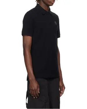 Canada Goose Beckley Logo Patch Polo Shirt - Black