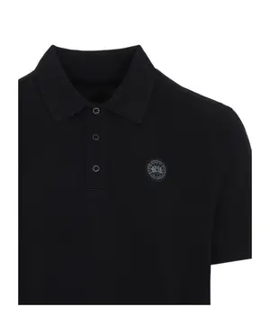 Canada Goose Beckley Logo Patch Polo Shirt - Black