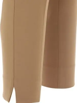 Peserico Cropped Slim Cut Trousers - Brown