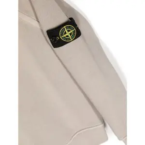 Stone Island Crewneck Cotton Sweatshirt With Logo Detail