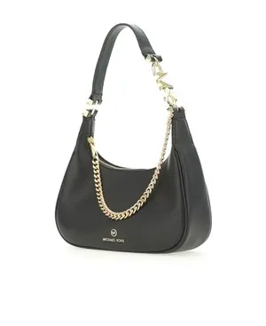 Michael Kors Logo Plaque Zip-up Shoulder Bag