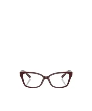 TIFFANY  CO. Tiffany & Co. Rectangle Frame Eyeglasses - Red