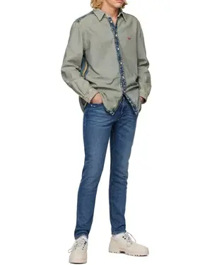 DIESEL® Inside-out Effect Denim Shirt