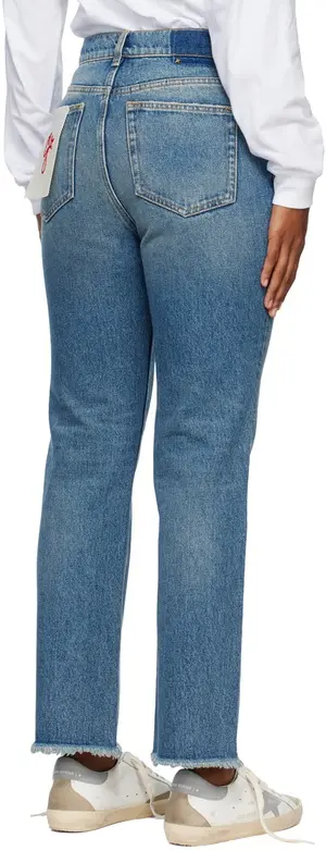 GOLDEN GOOSE Logo Patch Flared Jeans