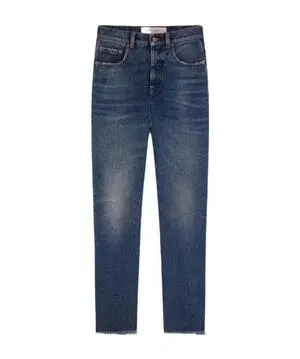 GOLDEN GOOSE Logo Patch Cropped Jeans