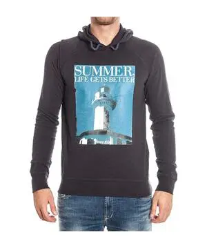 Emporio Armani Hooded Long Sleeve Sweater