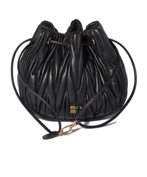 Miu Miu Matelassé Nappa Leather Pouch