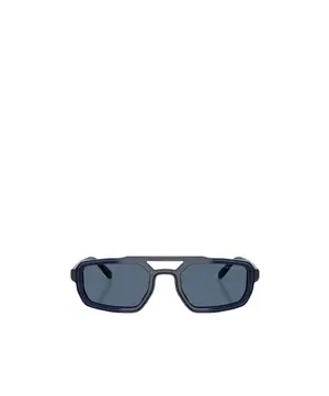 Emporio Armani Irregular Frame Sunglasses - Blue